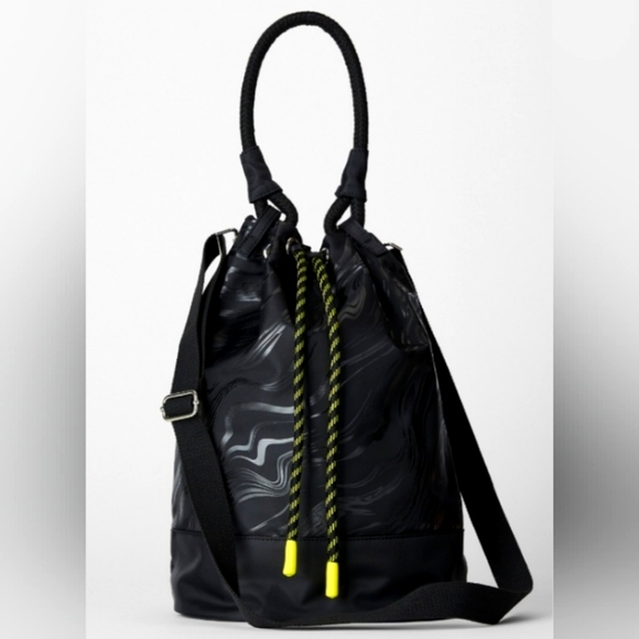 Fabletics | Bags | New Fabletics Liza Lime Zest Bucket Gym Bag ...